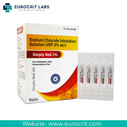 Salt And Water Solution For Nebulizer